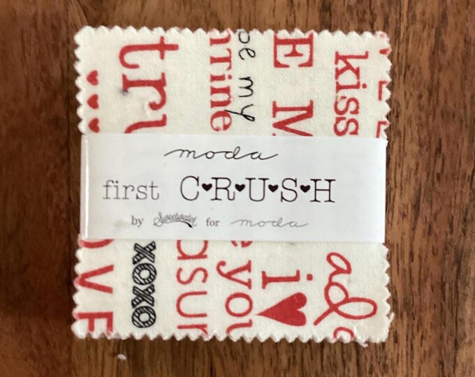 OOP MINI Charm Pack of First Crush by Sweetwater for Moda - Etsy