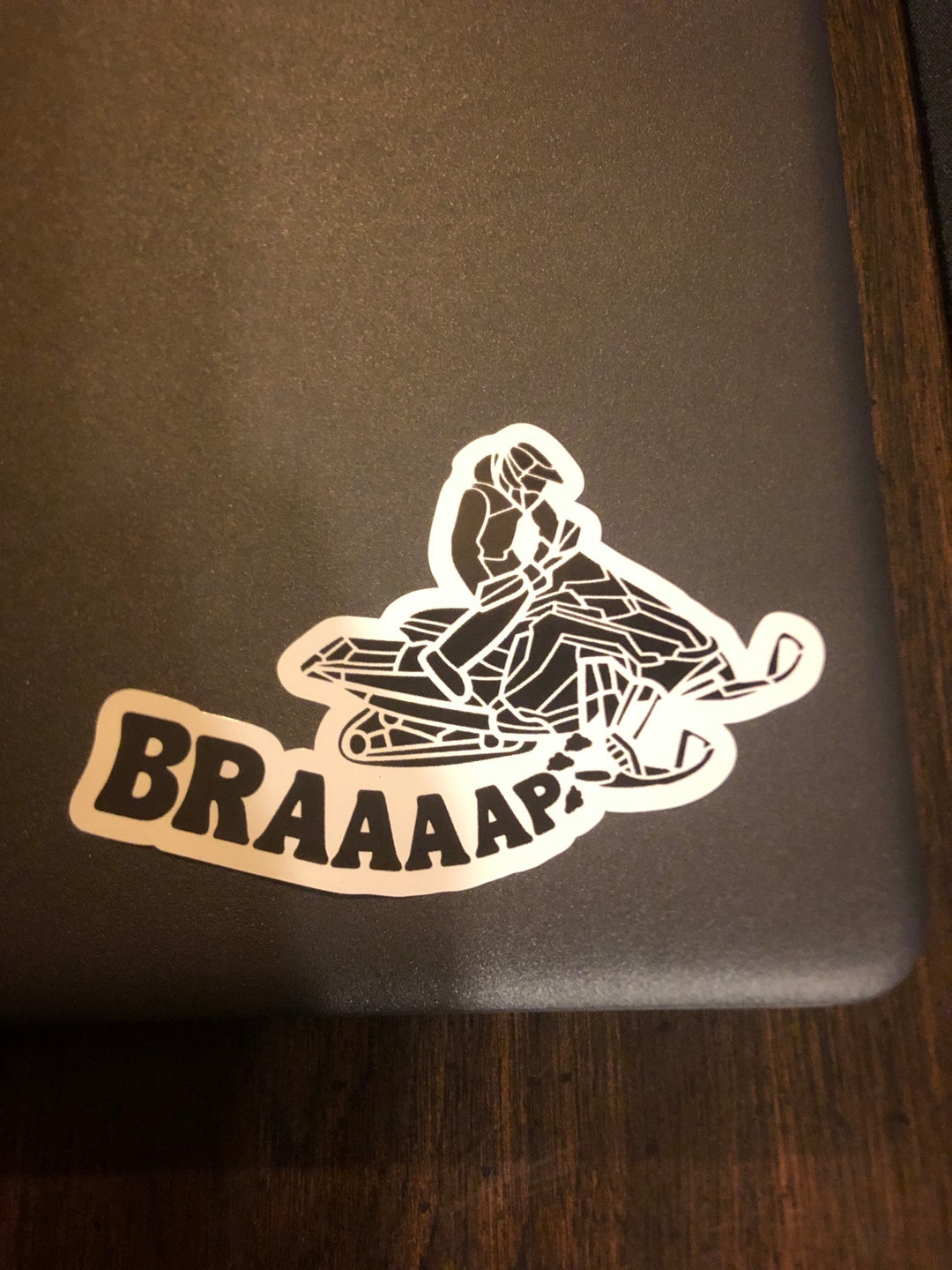 Braap Snowmobile Sticker - Etsy
