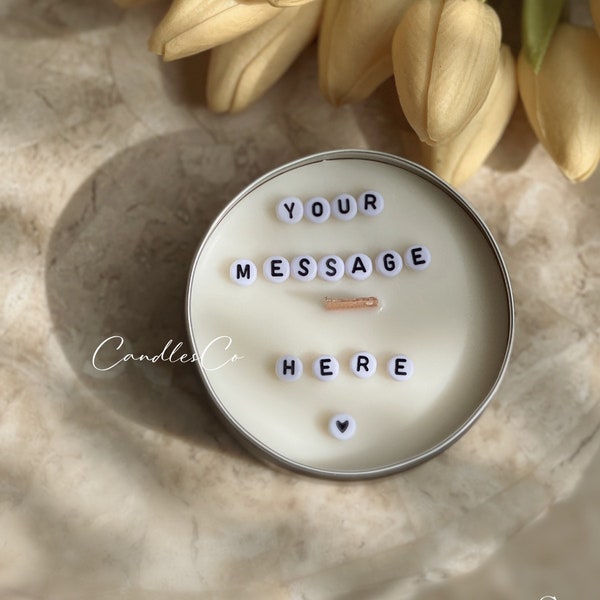 Candle With Hidden Message - Etsy
