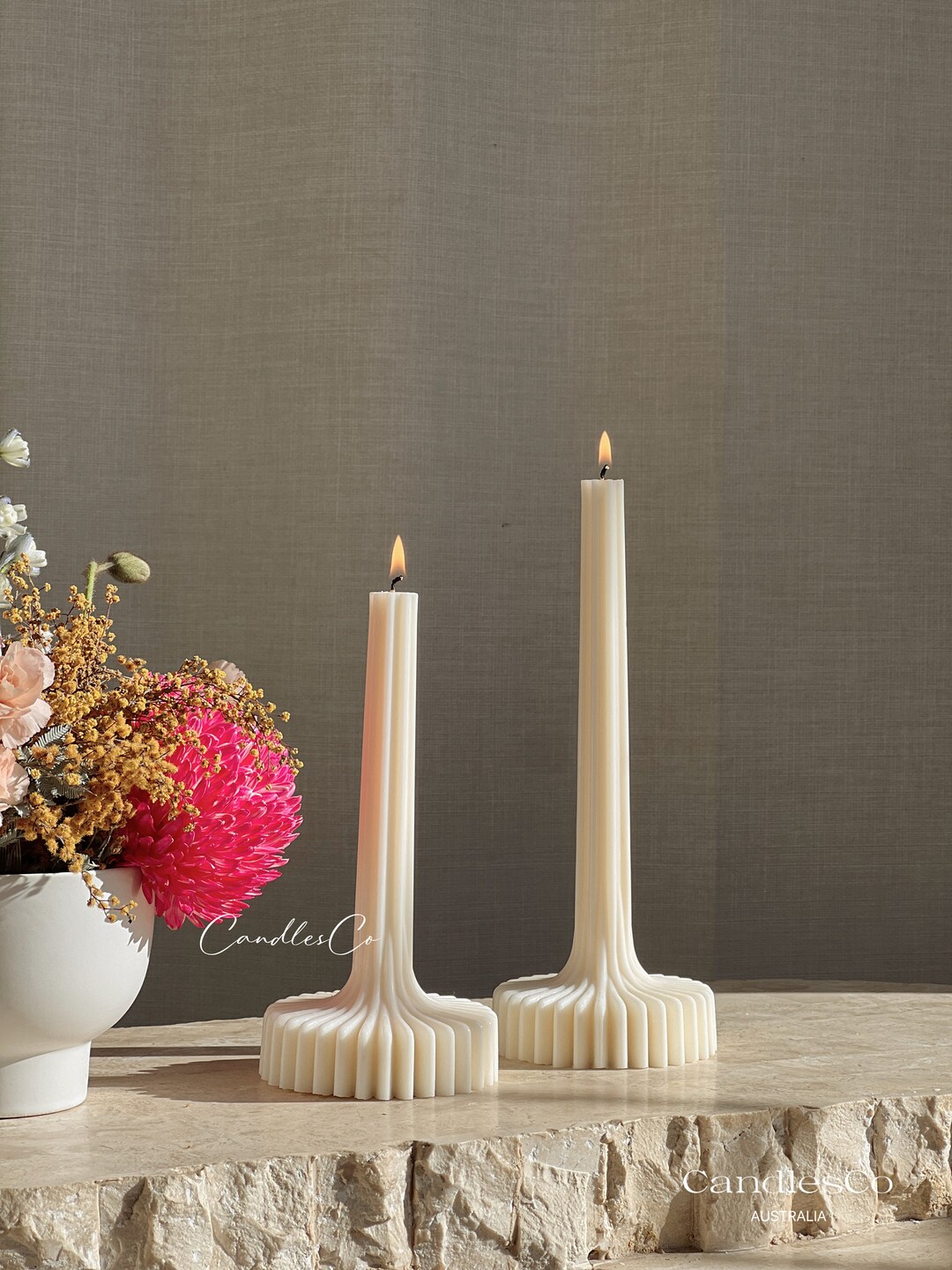 Vase Column Pillar Candles| Handmade | for Her | Favour | Candle ...