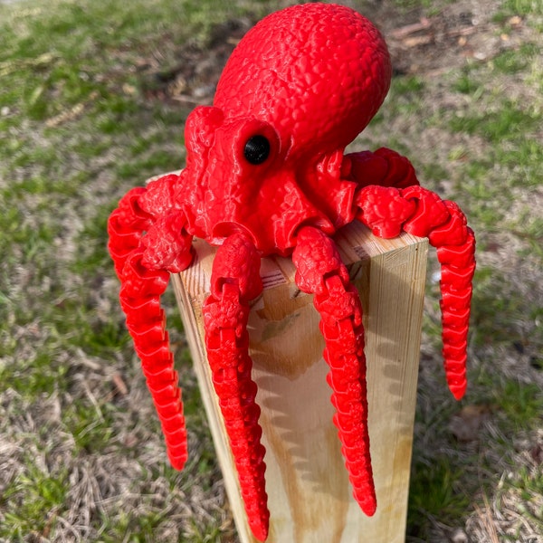 3d Printed Octopus Large - Etsy