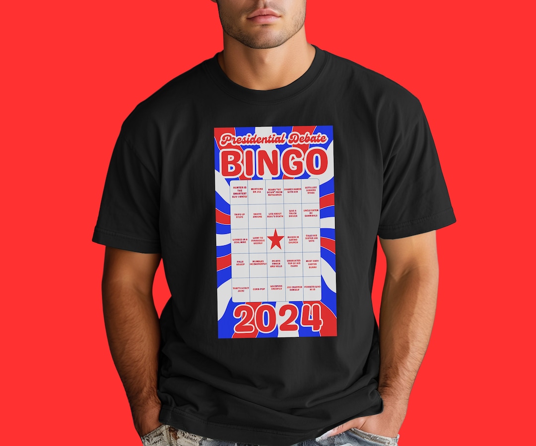 Presidential Debate 2024, Debate Bingo 2024, Debate Games, Funny ...
