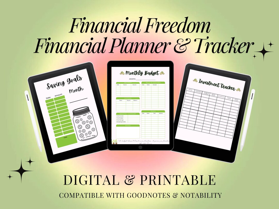 Digital Financial Planner | Digital Financial Tracker | Goodnotes ...