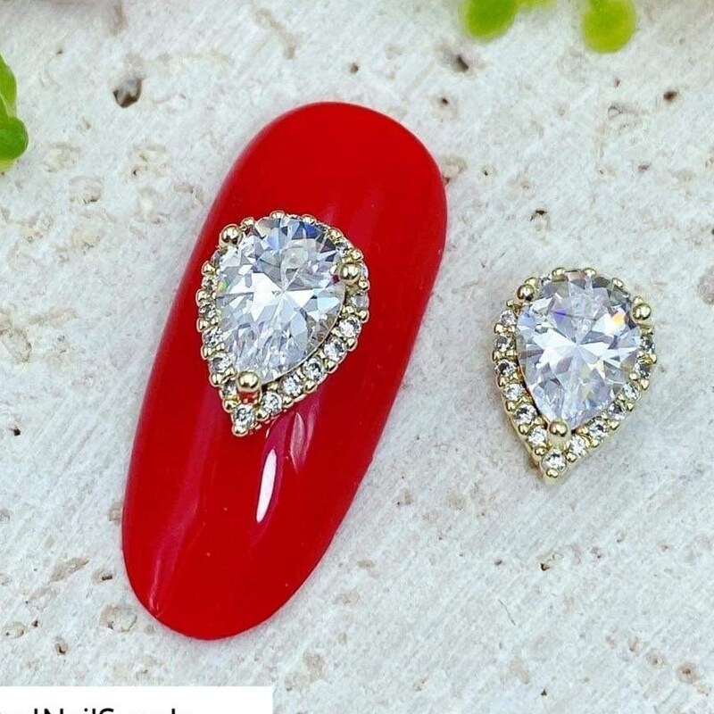 Teardrop Nail Art - Etsy