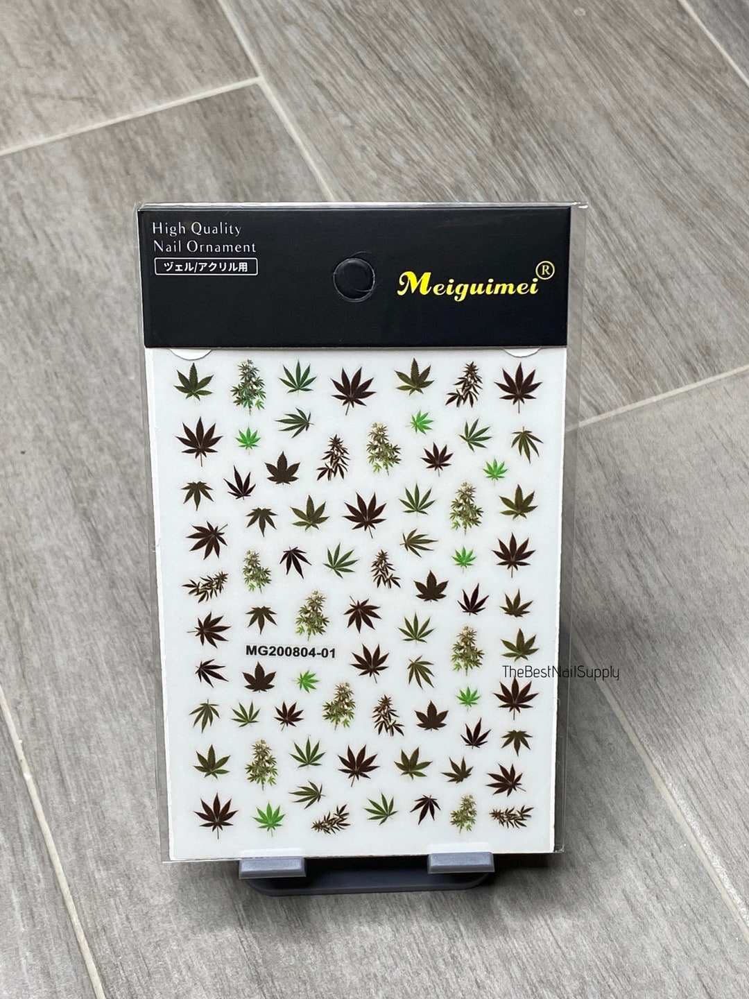 Cannabis Nail Stickers Art | Nail Stickers | Nail Art | Self Adhesive ...