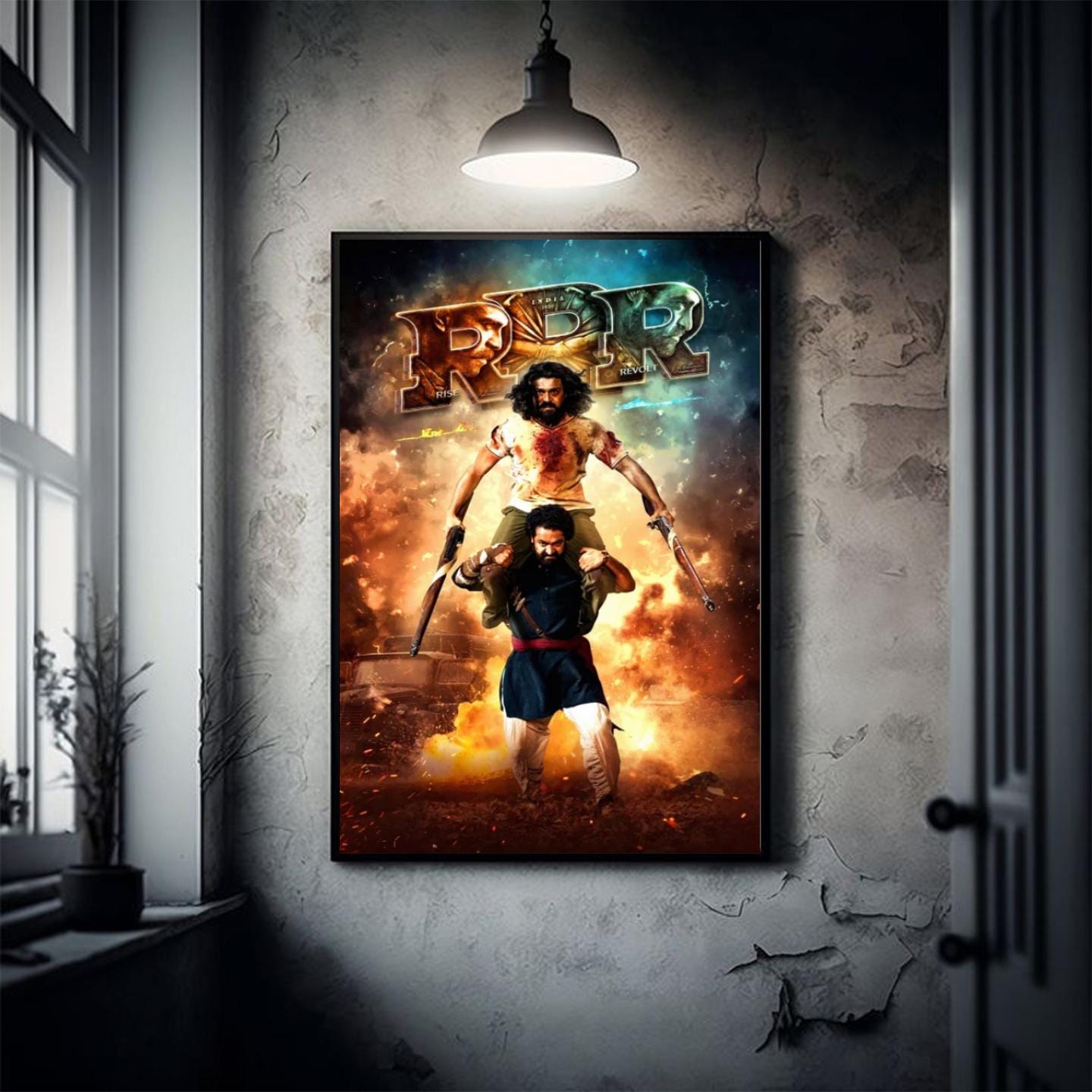 RRR Movie Posters, Classic RRR Movie Posters, Vintage Prints, Home ...
