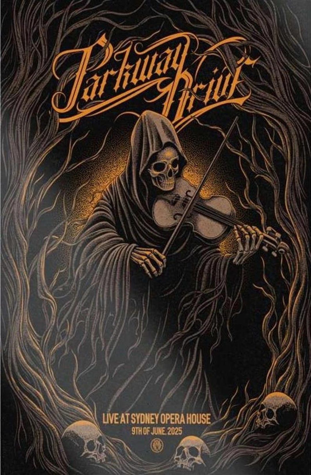 Metalcore Sydney AUS Tour 2025 Poster – Rock Concert Wall Art ...