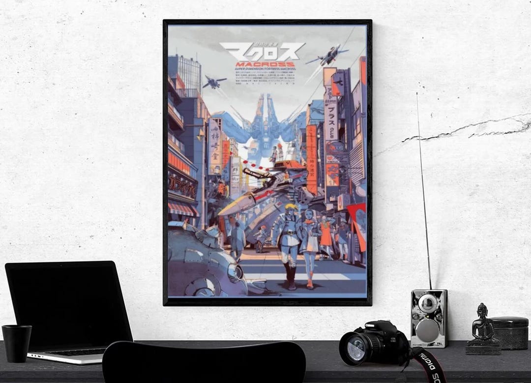 NEW Macross Poster Anime, Wall Decor Poster - Etsy