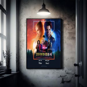 New!! Zombies 4 - Dawn of the Vampires 2025 Movie Poster - Etsy