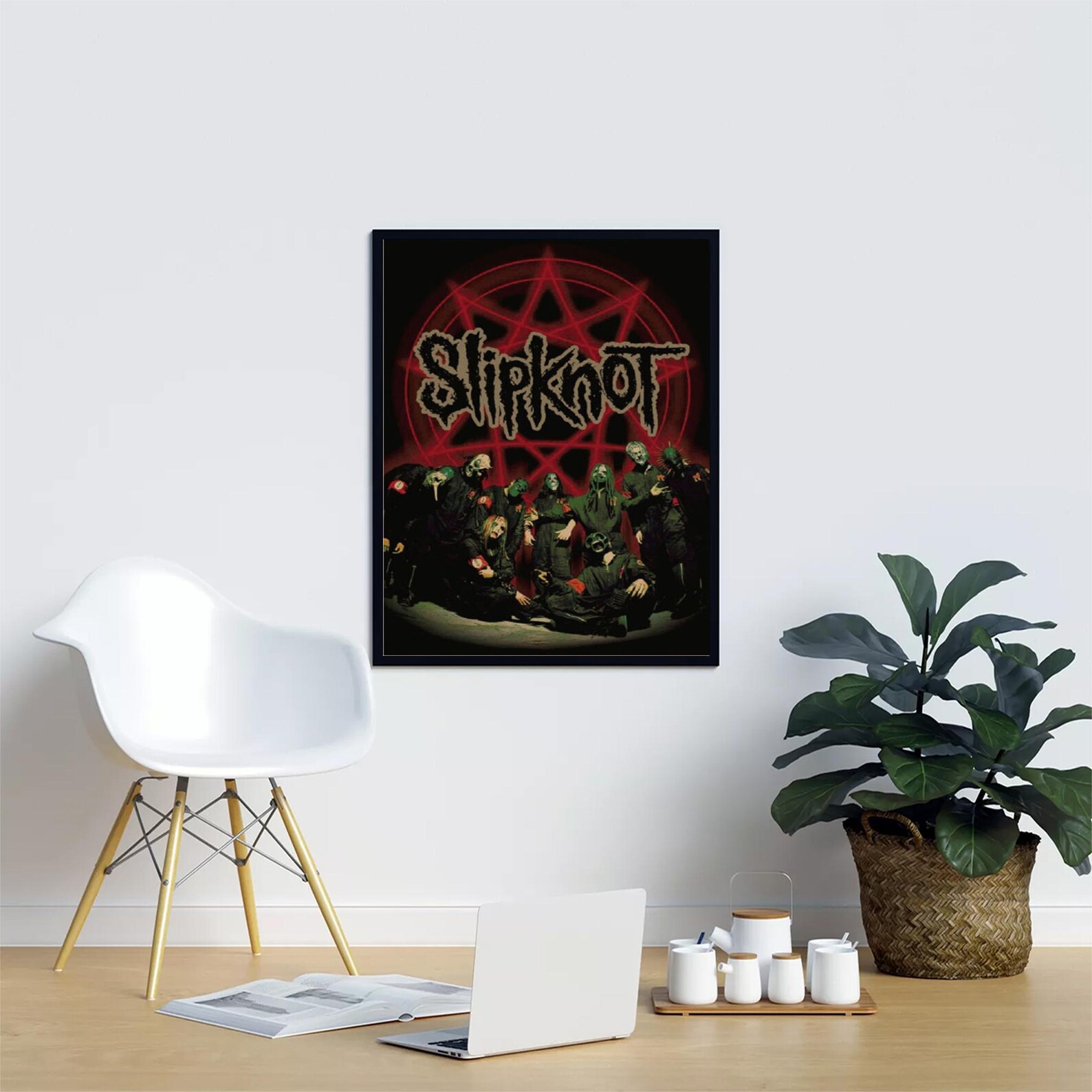 Vintage Heavy Metal Band Kraft Paper Poster Retro Bar, Add Character to ...