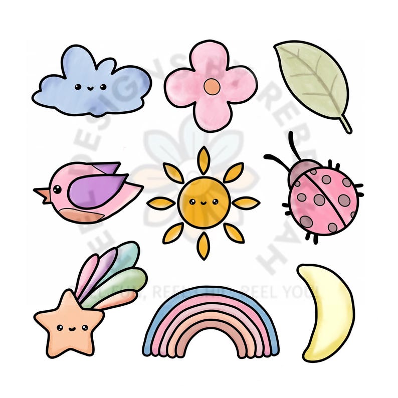 Spring Clip Art 300 DPI File 3500x3500 Pixel - Etsy