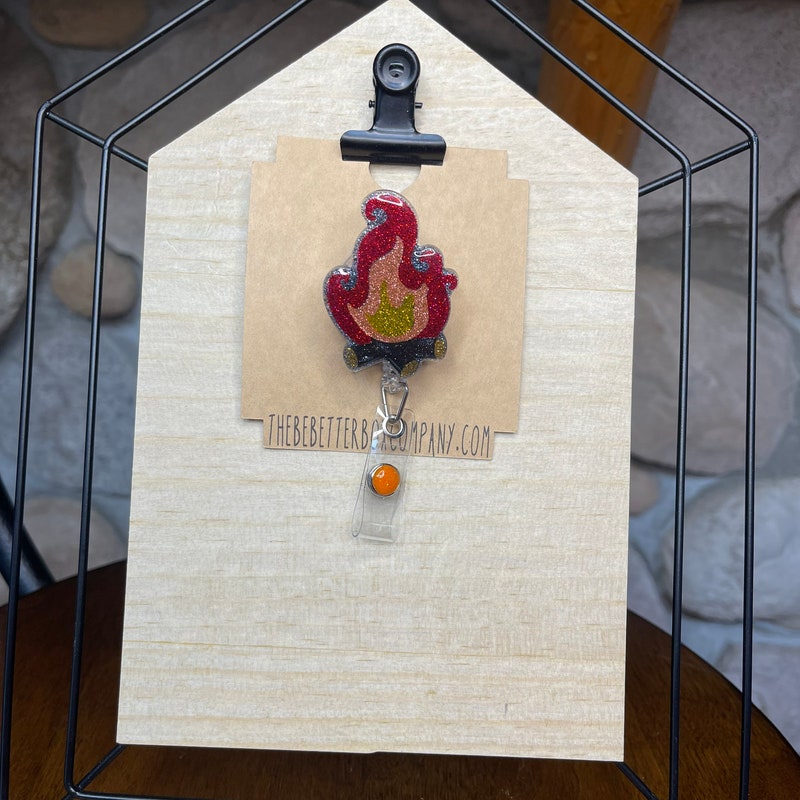 Campfire Badge - Etsy
