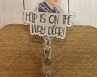 Help is on the Way Dear Mrs. Doubtfire Custom Handmade Badge Reels Key ...