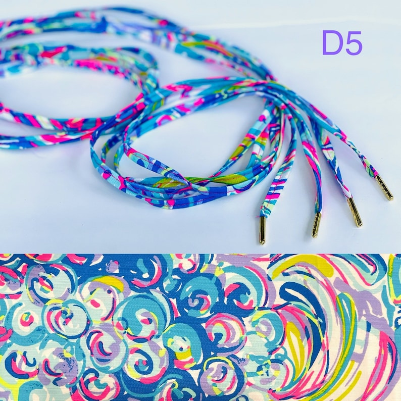 Shoe Laces Made With LP Dobby Fabric Gold Ends Unique Special Gift ...