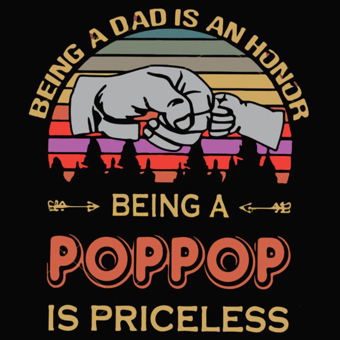 Being A Dad is an Honro Being A Poppy is Priceless Svg - Etsy