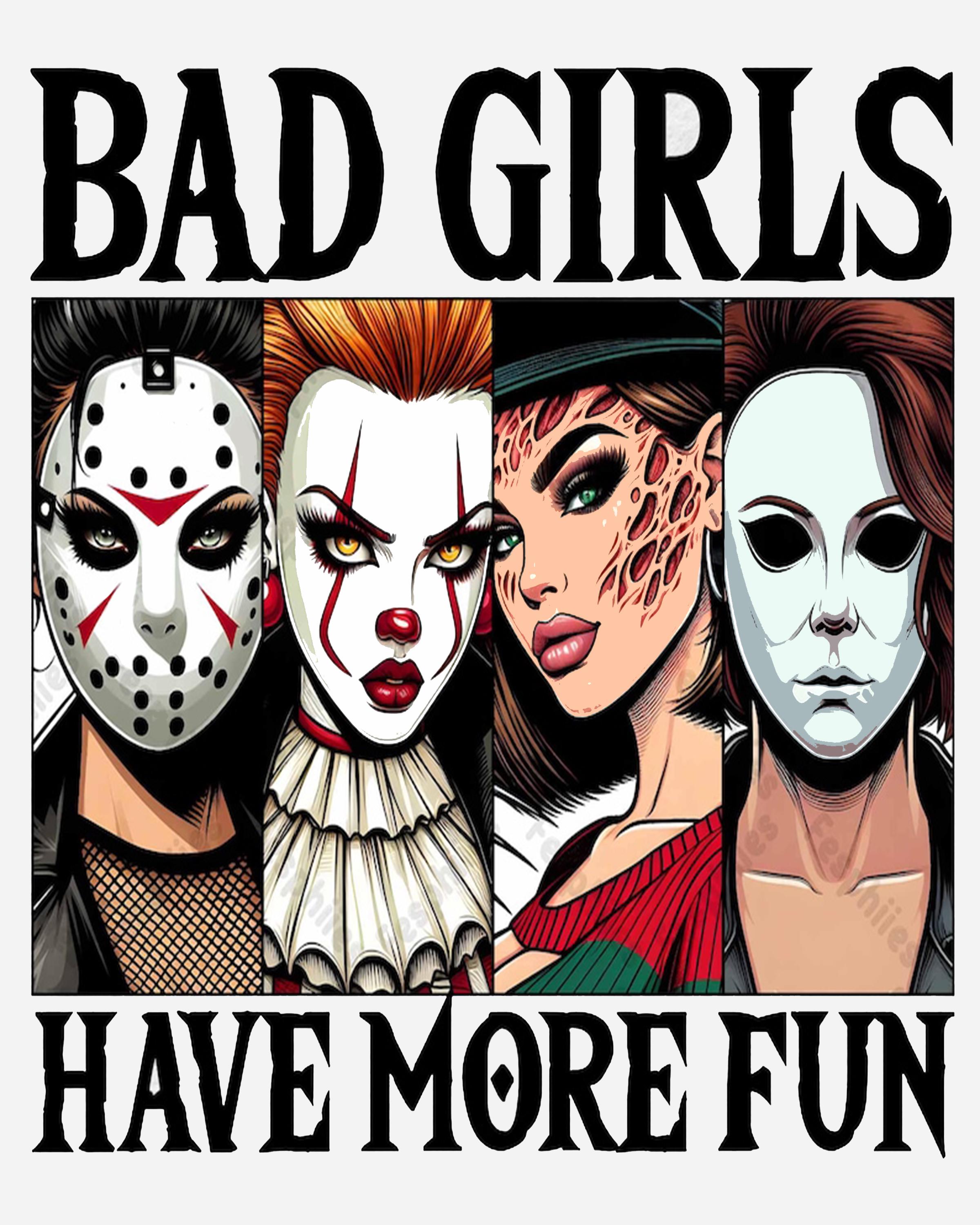 Bad Girls Horror Png, Halloween Horror Characters Png, Friends Horror ...