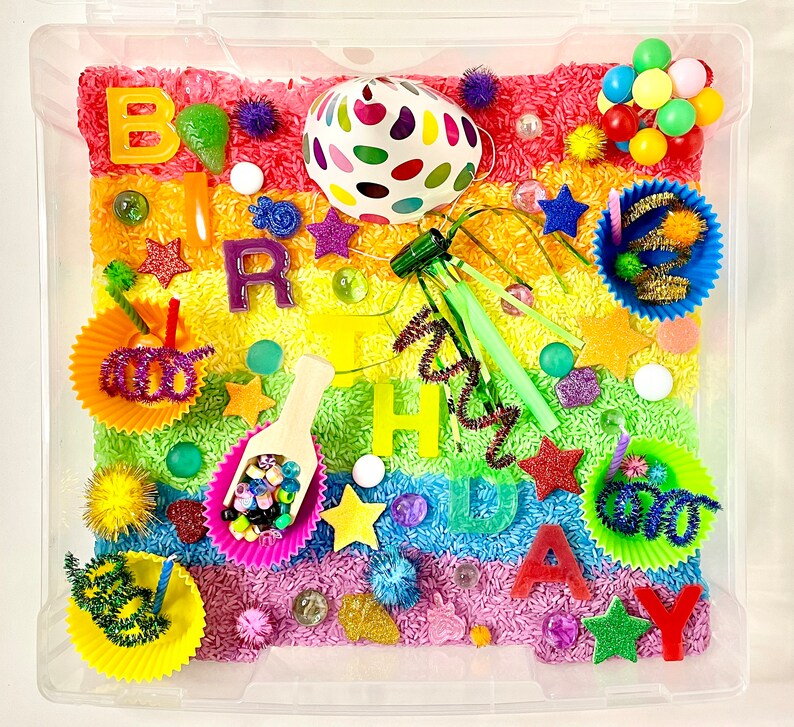 Its Your Birthday Sensory Bin Birthday Sensory Bin Birthday - Etsy