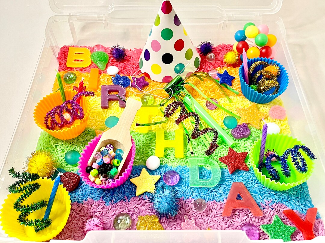 Its Your Birthday Sensory Bin Birthday Sensory Bin Birthday - Etsy