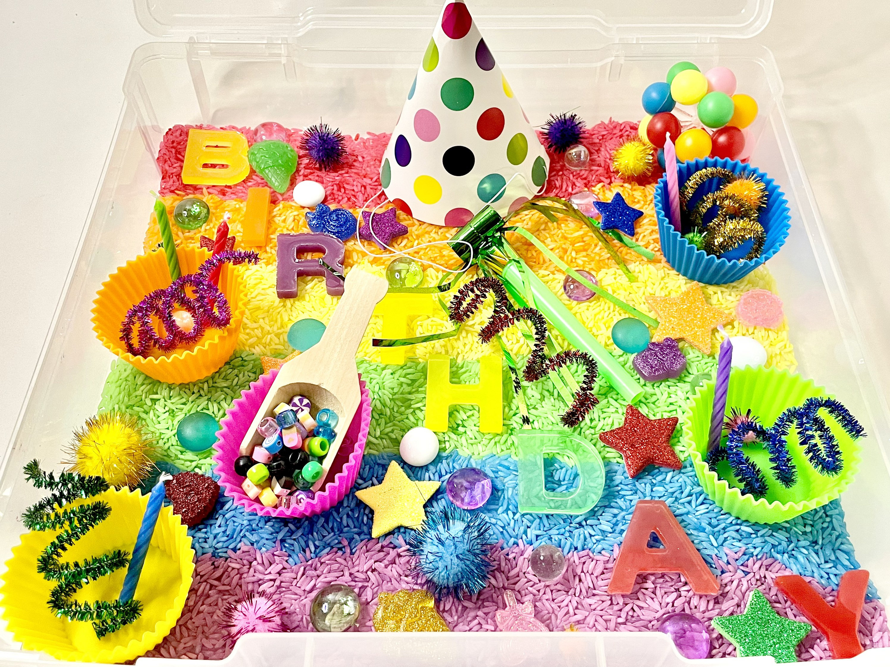 Its Your Birthday Sensory Bin Birthday Sensory Bin Birthday - Etsy