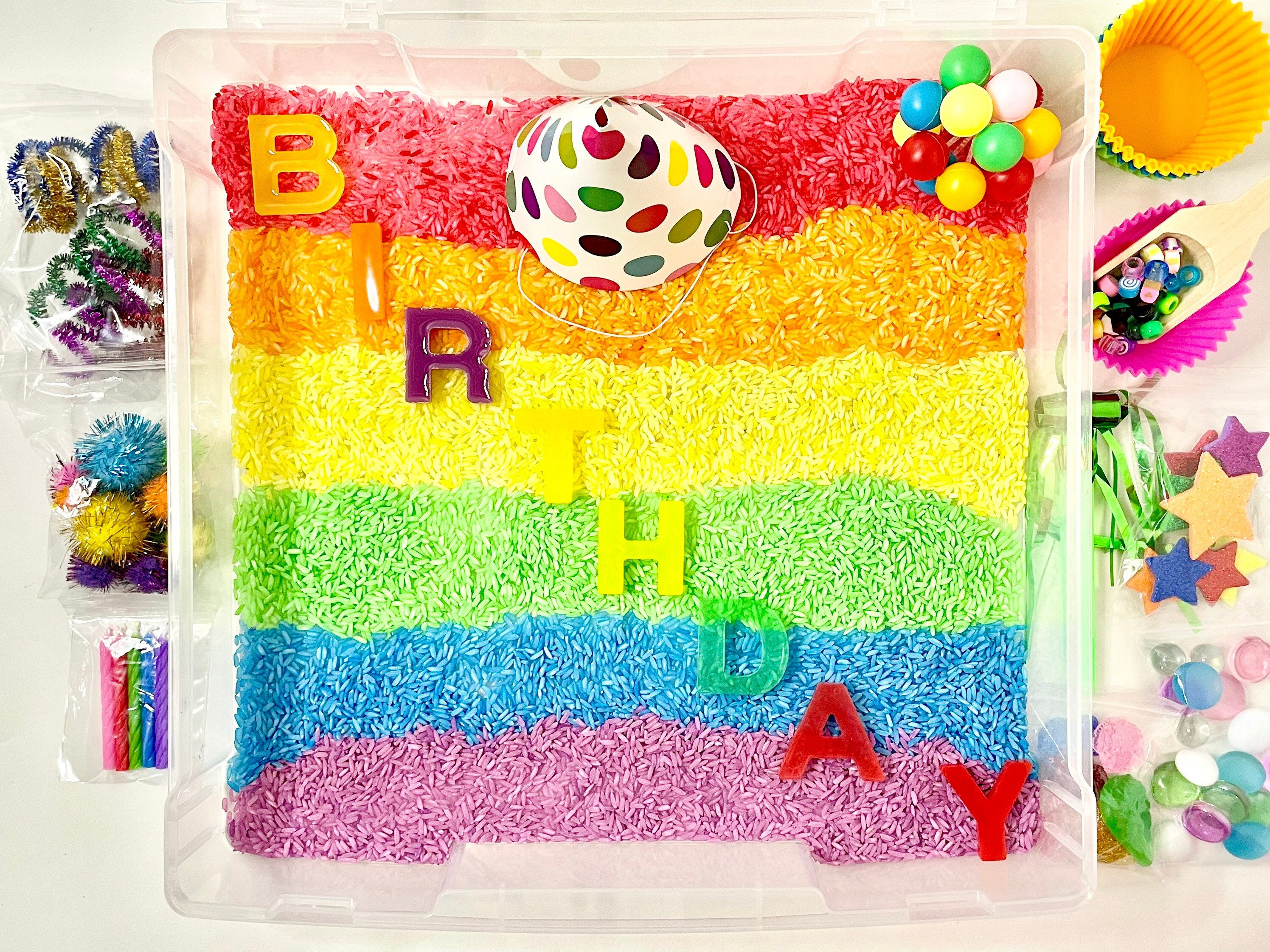 Its Your Birthday Sensory Bin Birthday Sensory Bin Birthday - Etsy