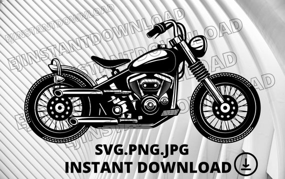 Motorcycle SVG Motorcycle Digital File Motor Bıke Svg - Etsy Australia