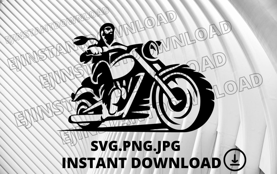 Motorcycle SVG - Motorcycle Digital File - Motor Bıke Svg - Motorcycle ...