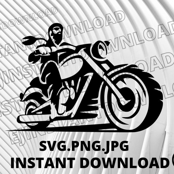 Motorcycle Svg - Etsy