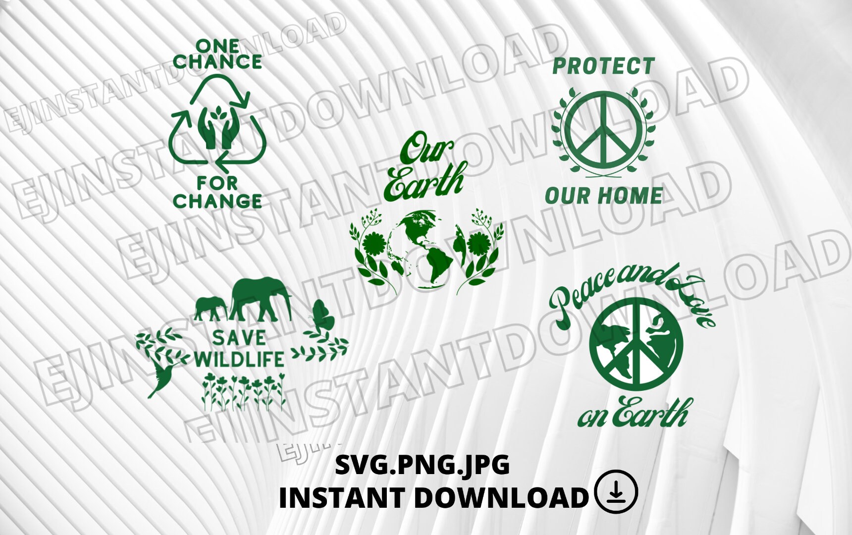 Earth Day SVG File, Save the Earth SVG, Go Green Bundle Svg File ...