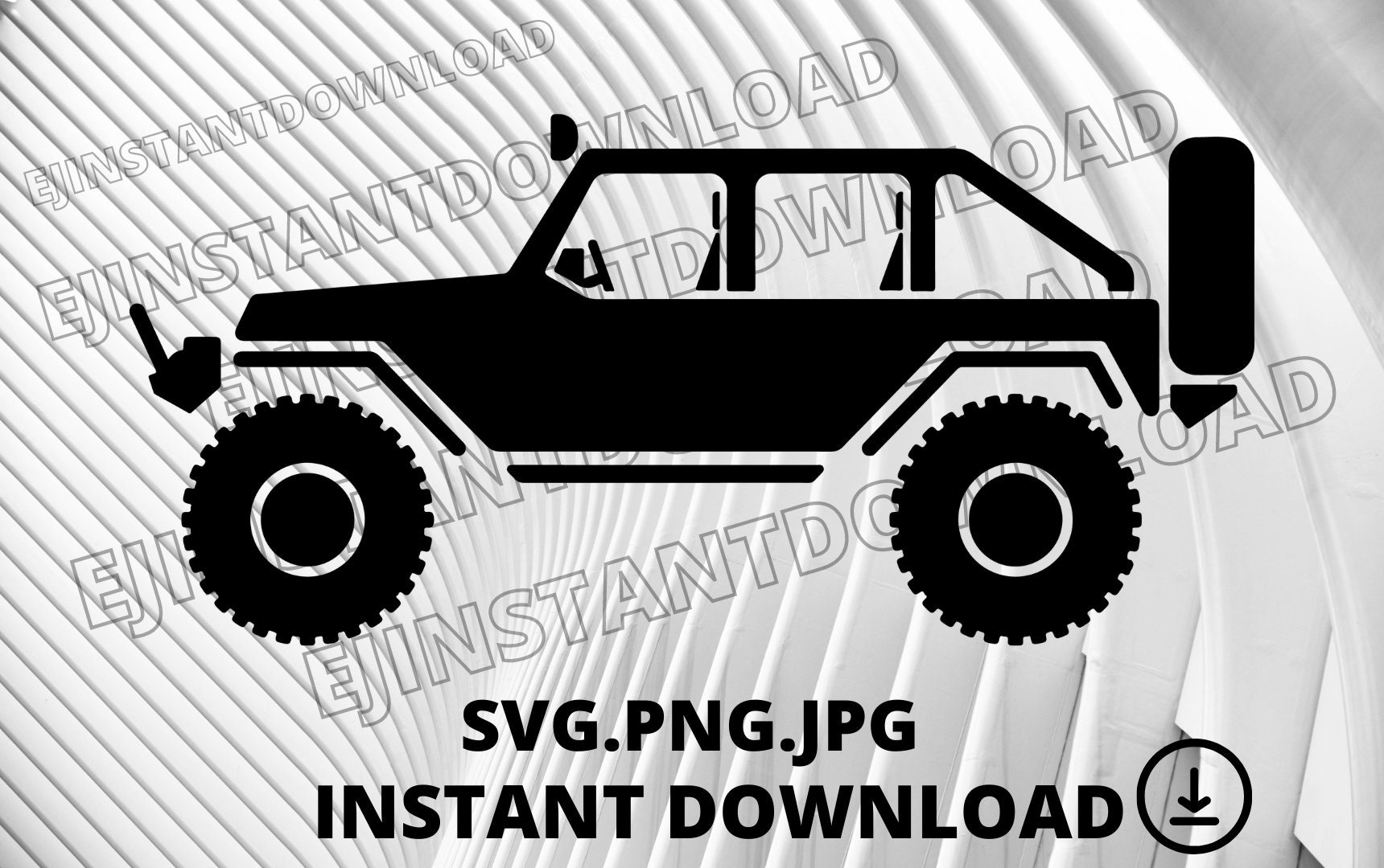 American off Road CAR Svg, Truck SVG PNG Instant File, Offroad ...