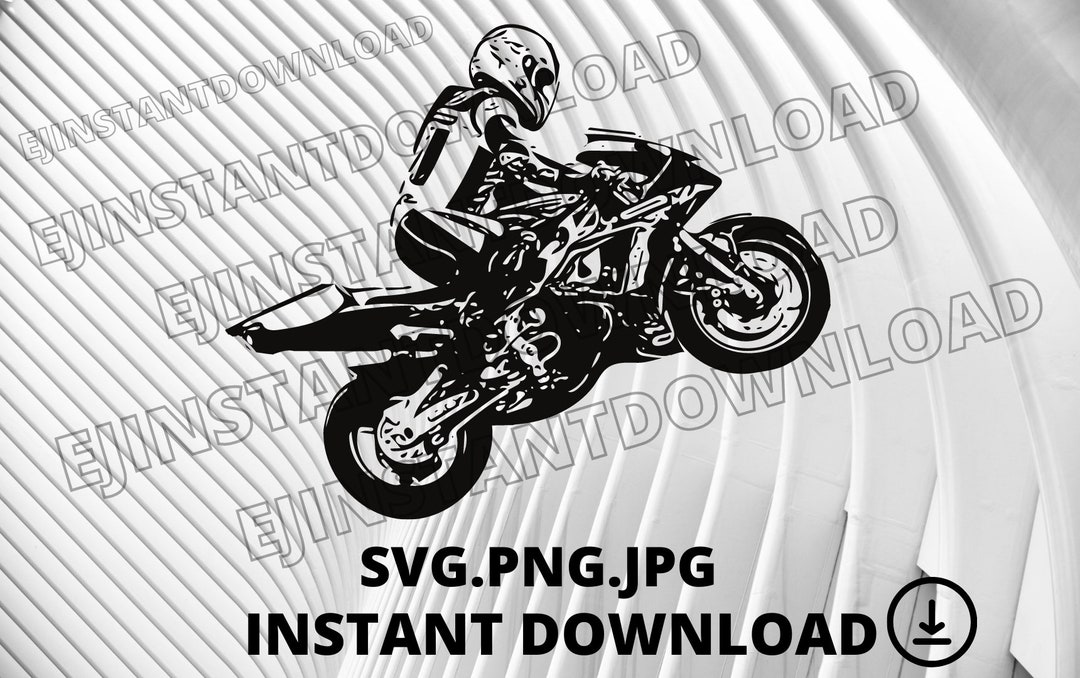 Motorcycle SVG - Motorcycle Digital File - Motor Bıke Svg - Motorcycle ...