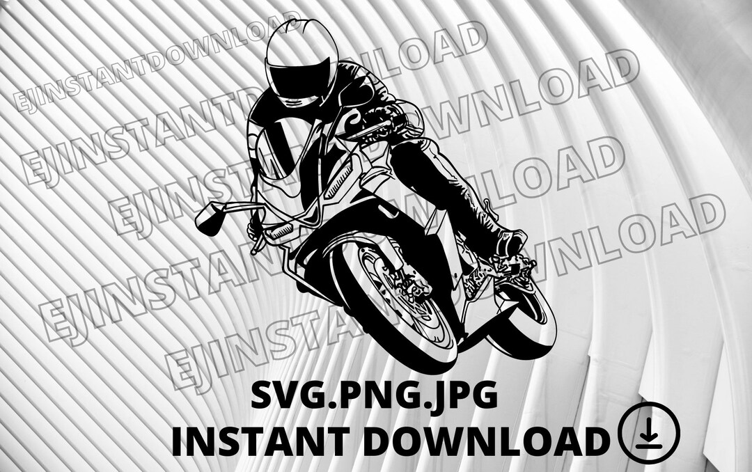 Motorcycle SVG - Motorcycle Digital File - Motor Bıke Svg - Motorcycle ...