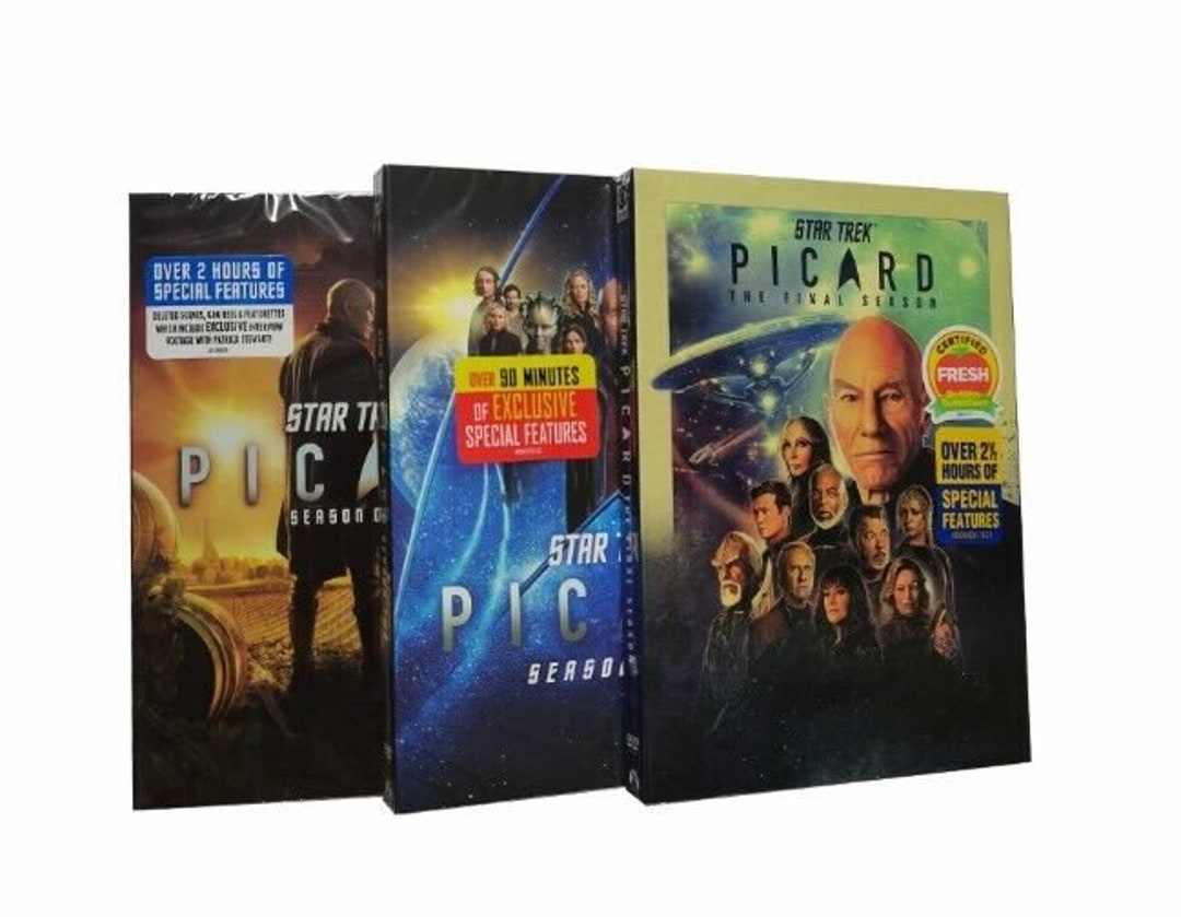 Star Trek Picard Complete Series Seasosn 1-3 DVD - Etsy