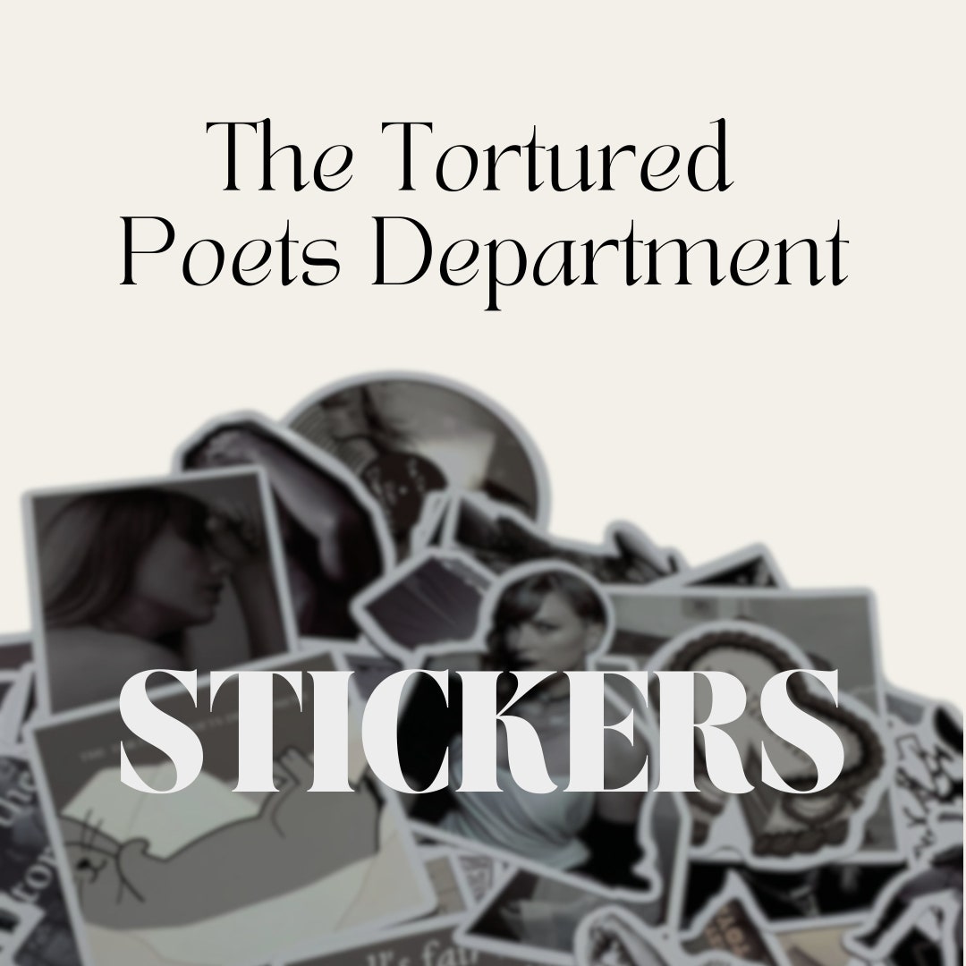 The Tortured Poets Department TTPD Taylor Swift Stickers, Gift for ...