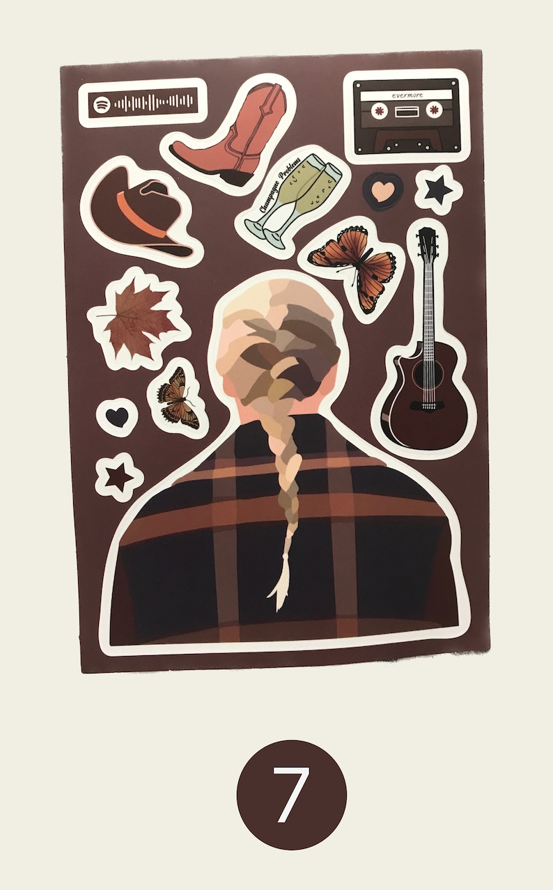 Taylor Swift's Iconic Eras Sticker Sets - Etsy