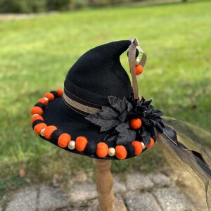 Witch Hat - Decorated Whimsical Cottagecore Halloween - Etsy
