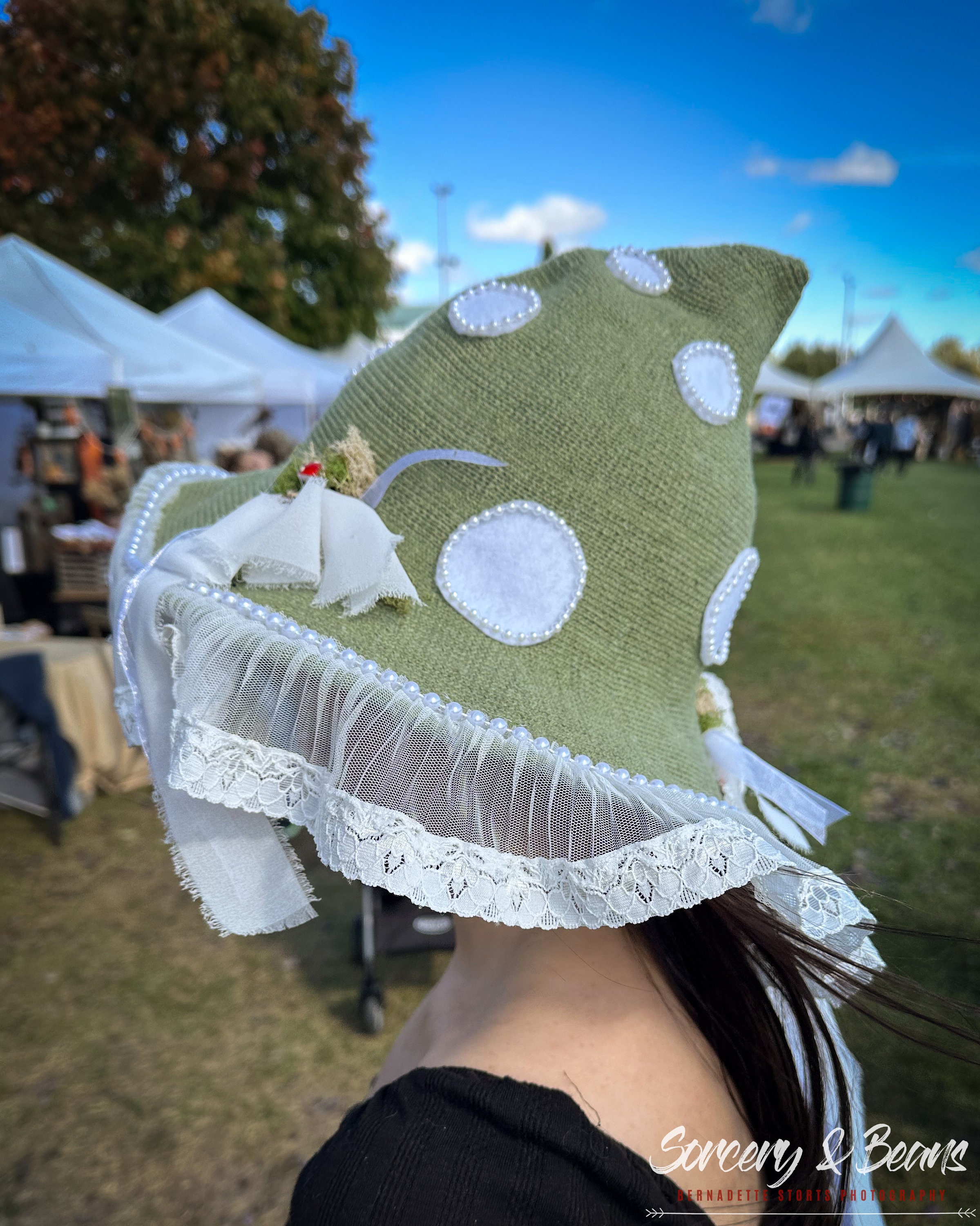 Mushroom Hat Toadstool Hat Fairy Hat Mushroom Cottagecore Renfaire Hat ...
