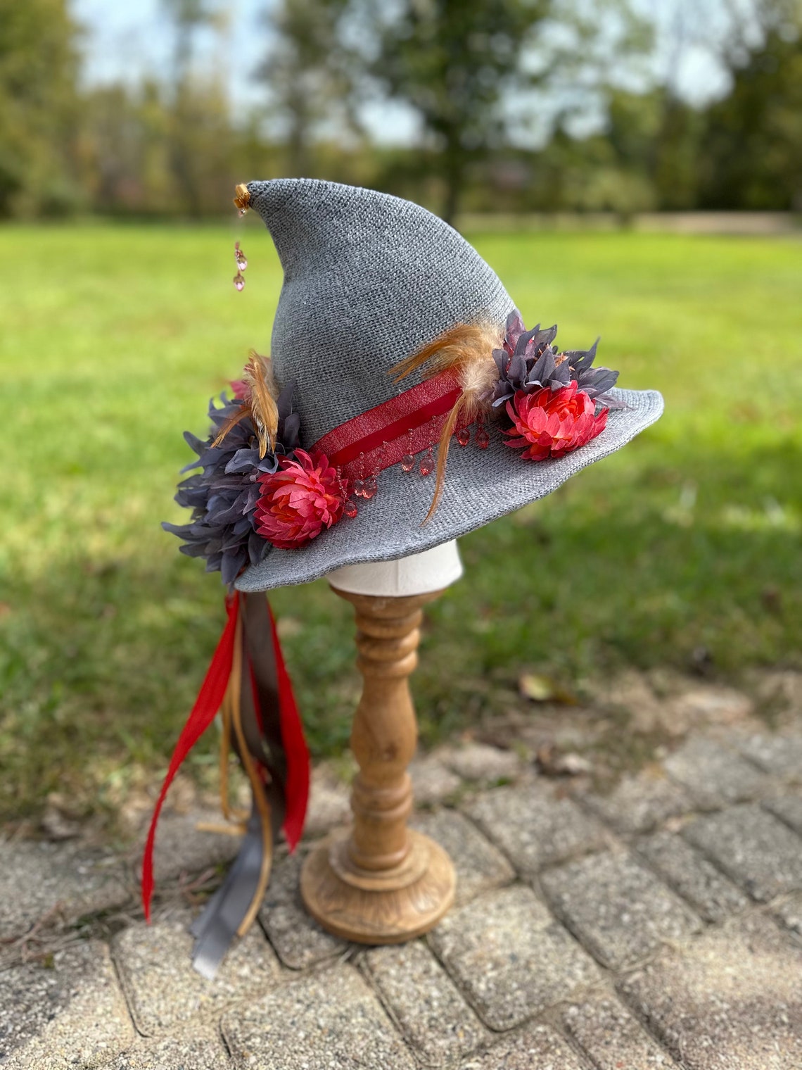 Witch Hat Cottagecore Boho Renfaire Fairy - Etsy