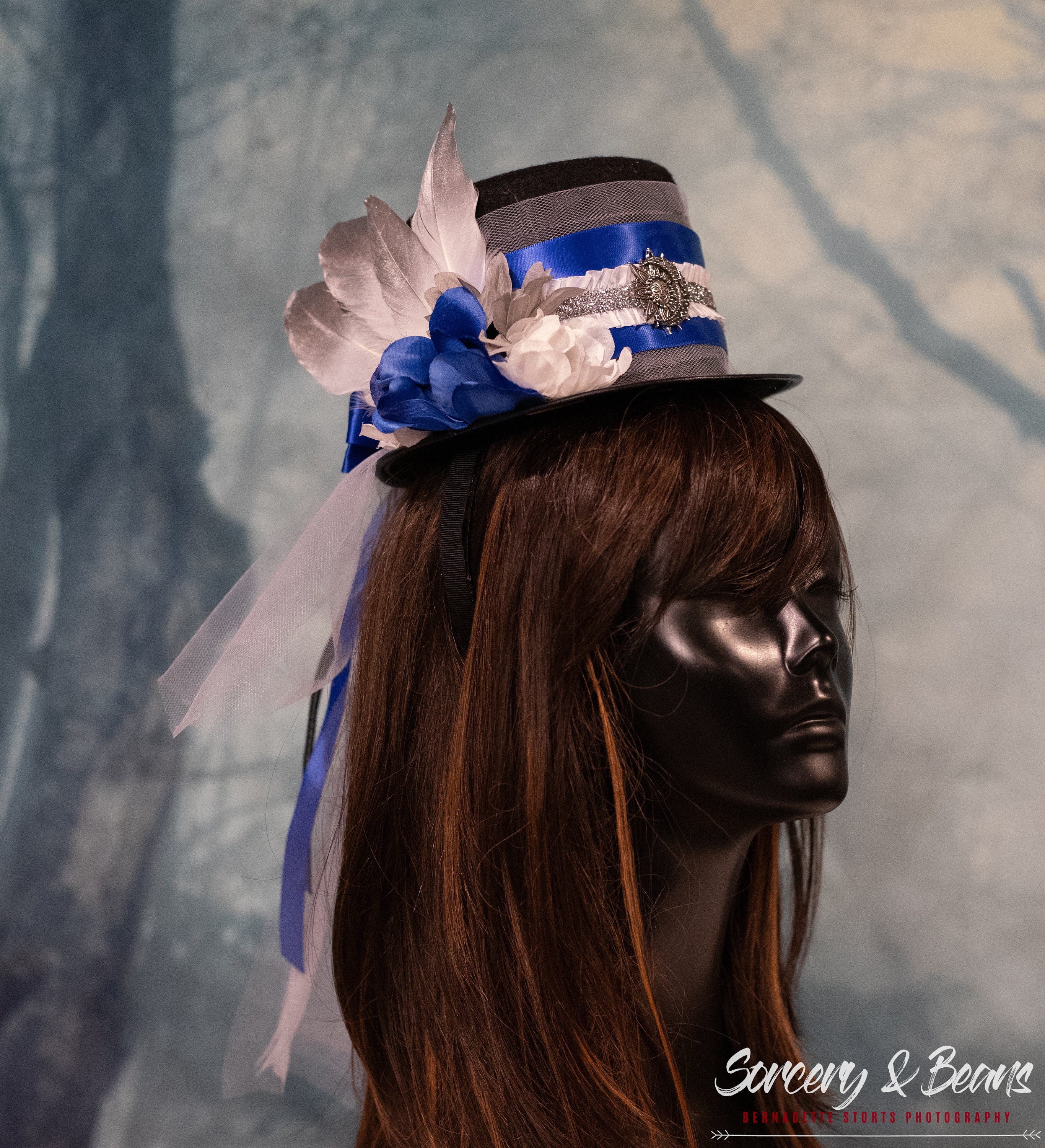 Mini Top Hat Fascinator Victorian Gothic Celestial - Etsy
