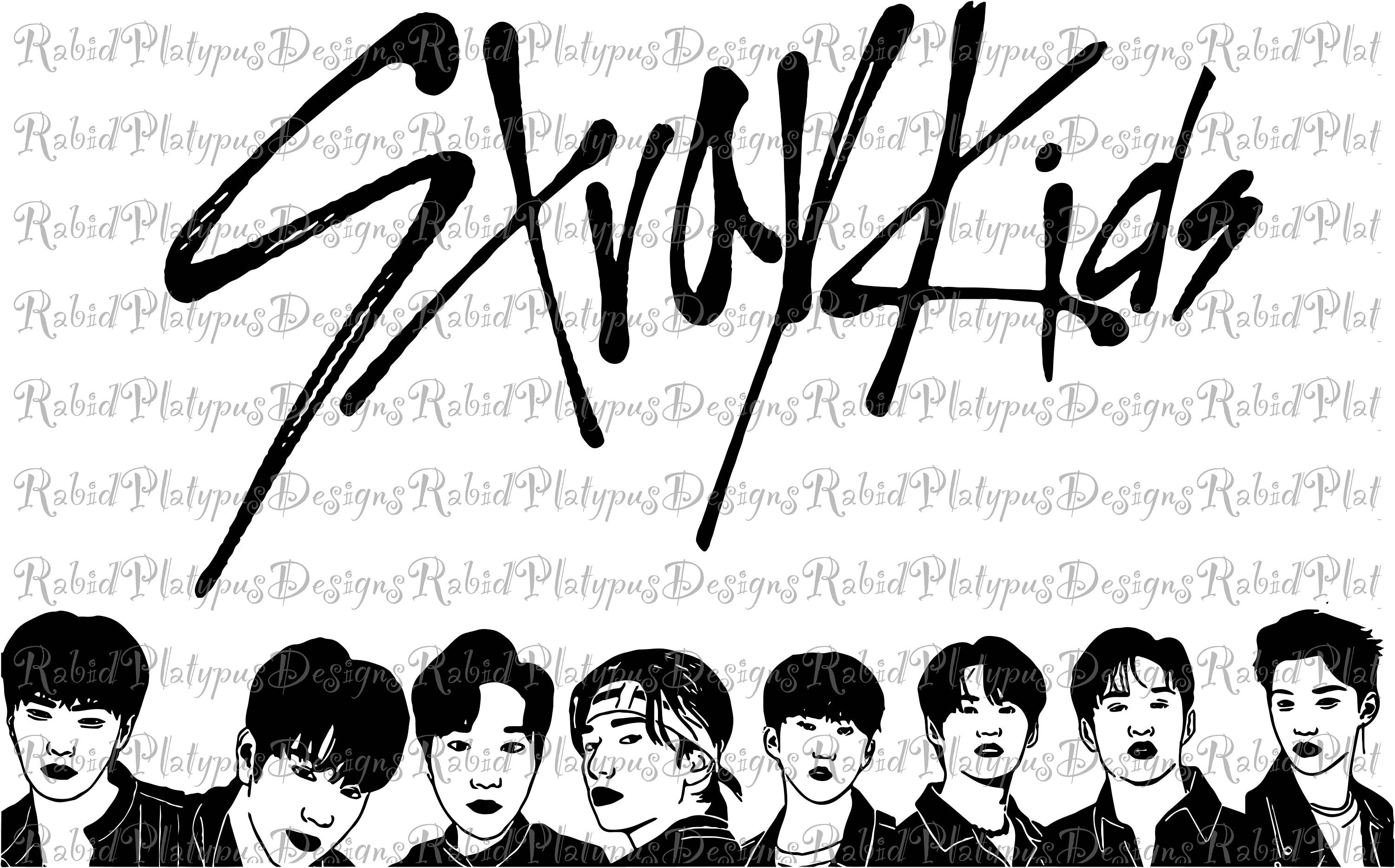 Stray Kids All Members (svg,png,jpeg,pdf) - Instant Download - Etsy