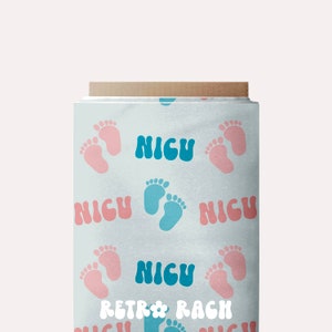 NICU Seamless Repeating Pattern - Healthcare Fabric Design - JPG File ...