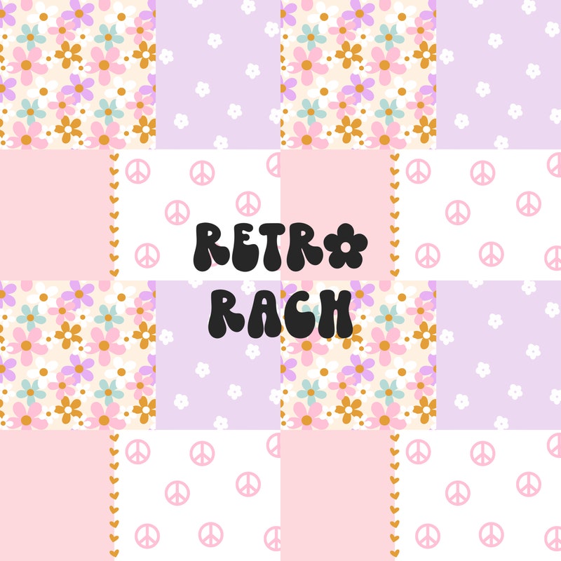 Retro Patchwork - Etsy
