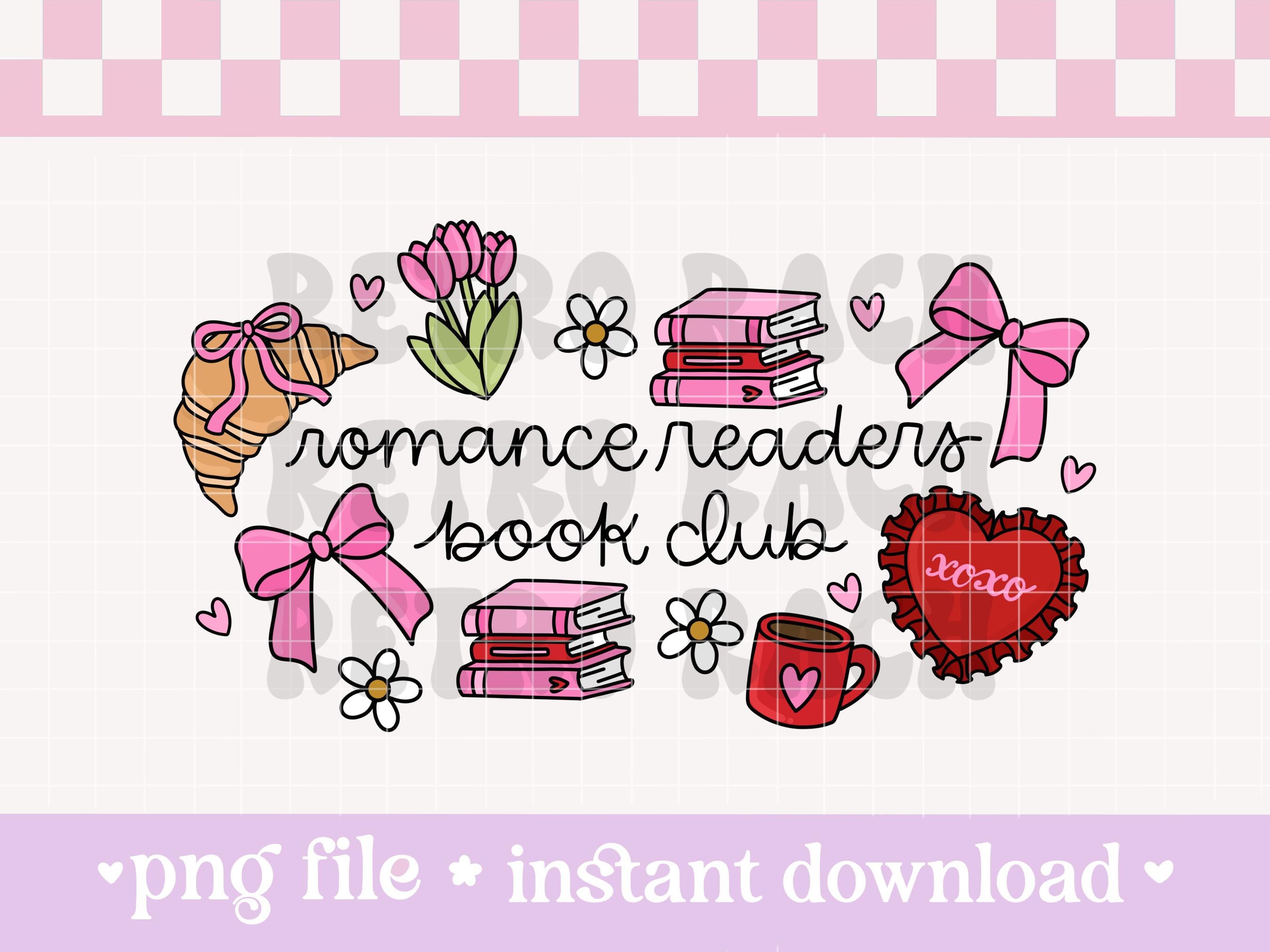 Romance Readers Book Club PNG File - Retro and Trendy Design for ...