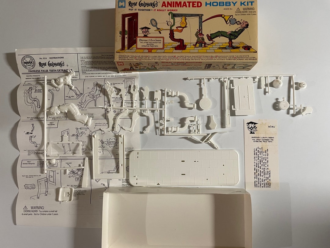 Vintage 1965 Rube Goldberg's Animated Hobby Kit No. 956 - Etsy