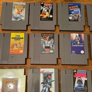 Original Nintendo NES 8-bit Game Cartridges Clean, Tested and Working ...