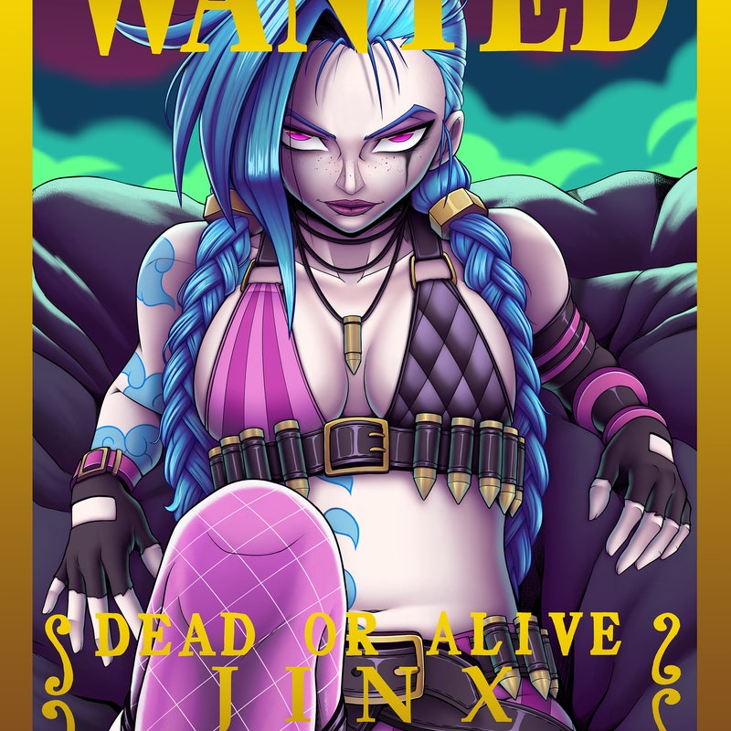 Arcane Jinx Wanted Poster - Etsy
