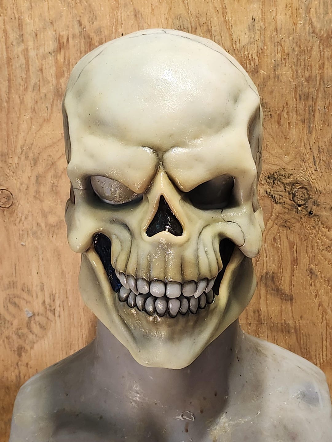 Skeleton Silicone Head Mask. Cosplay, LARP, Motu. Custom Paint/fx! - Etsy