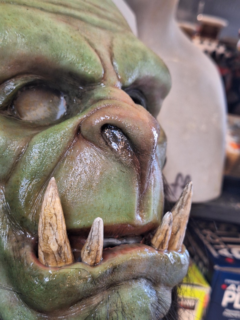 Orc Silicone Face Mask / Cosplay / Warcraft / Halloween - Etsy