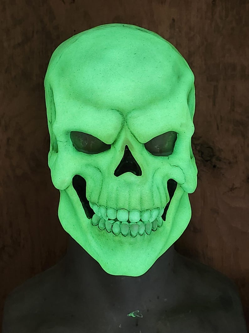 Skeleton Silicone Head Mask. Cosplay, LARP, Motu. Custom Paint/fx! - Etsy