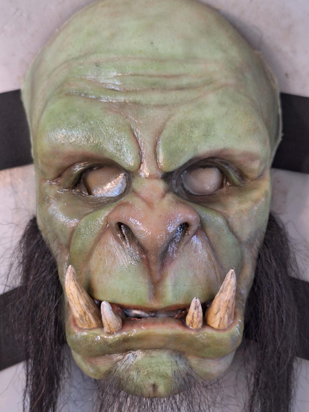 Orc Silicone Face Mask / Cosplay / Warcraft / Halloween - Etsy