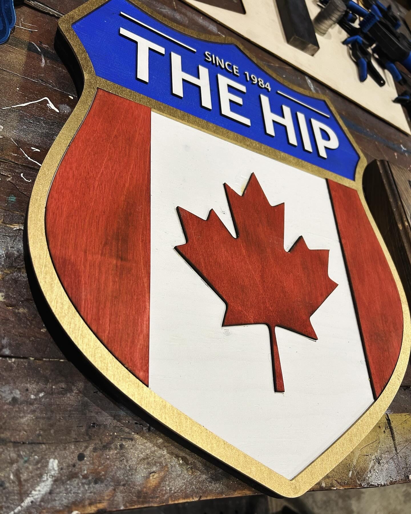 The Tragically Hip Wooden Sign - Etsy